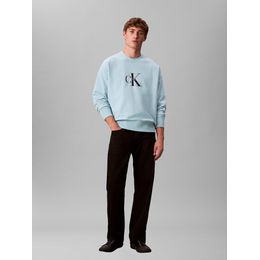 Calvin Klein Jeans Sweatshirt Herren Gr&ouml;&szlig;e XL himmelblau