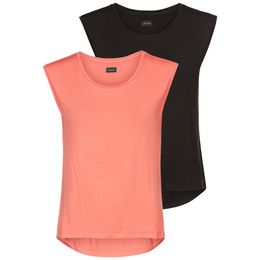 Laura Scott Top Damen Gr&ouml;&szlig;e XXL/XXXL orange / schwarz