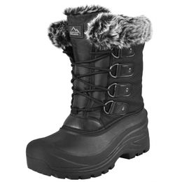 Normani Snowboots Damen Gr&ouml;&szlig;e 39 grau / schwarz Winterschuhe