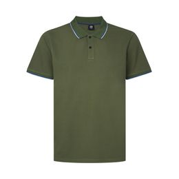 PETROL INDUSTRIES Poloshirt Herren Gr&ouml;&szlig;e XXXL saphir / tanne / wei&szlig;