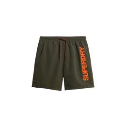 Superdry & Co Badeshorts Herren Gr&ouml;&szlig;e XL oliv / orange