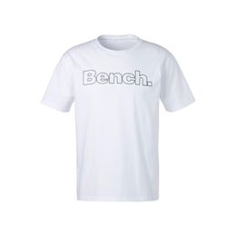 Bench T-Shirt Herren Gr&ouml;&szlig;e L grau / wei&szlig;