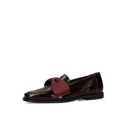 Manfield Loafer Damen Gr&ouml;&szlig;e 42 rot / schwarz