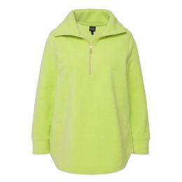 Ulla Popken Sweatshirt Damen Gr&ouml;&szlig;e 4XL/5XL limette