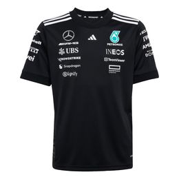 adidas Performance Funktionsshirt 'Mercedes - AMG Petronas Formula One Team' Jungen Gr&ouml;&szlig;e 164 t&uuml;rkis / schwarz / wei&szlig;