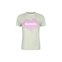 Bench T-Shirt Damen Gr&ouml;&szlig;e XXXL hellgrau / lila / wei&szlig;