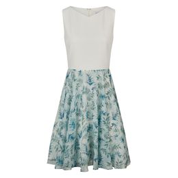 Kleo Cocktailkleid Damen Gr&ouml;&szlig;e 44 aqua / wei&szlig;
