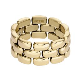Fossil Ring Damen Gr&ouml;&szlig;e 55 gold