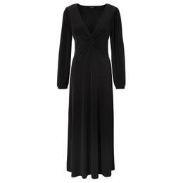 Aniston Casual Abendkleid Damen Gr&ouml;&szlig;e 40 schwarz Winterkleid