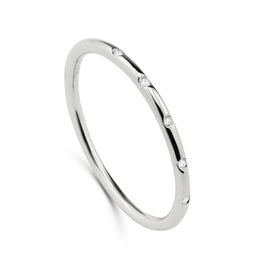 Nana Kay Ring 'Delicate Touch' Damen Gr&ouml;&szlig;e 56 silber / wei&szlig;
