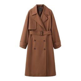 Mango Between-Seasons Coat 'DELHI' female Brown size XL