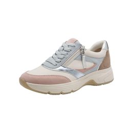Tamaris Sneaker Damen Gr&ouml;&szlig;e 40 hellblau / braun / rosa / offwhite