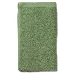 Kela G&auml;stehandtuch Ladessa 15x21 cm Moosgr&uuml;n