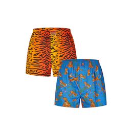 Lousy Livin Underwear Lousy Livin Boxershorts Herren Gr&ouml;&szlig;e S blau / orange / pink / schwarz