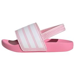 adidas Sportswear Sandale 'Adilette' Jungen Gr&ouml;&szlig;e 22 rosa / wei&szlig;