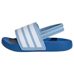 adidas Sportswear Badeschuh 'Adilette' Jungen Gr&ouml;&szlig;e 22 hellblau / wei&szlig;