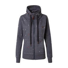 alife and kickin Alife & Kickin Sweatjacke 'VivianAK' Damen Gr&ouml;&szlig;e XXL dunkelblau / feuerrot / wei&szlig;