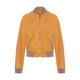 Werner Christ Lederjacke Damen Gr&ouml;&szlig;e XL orange