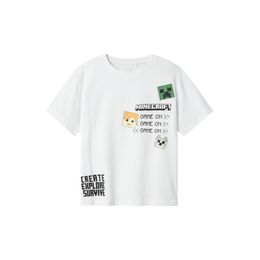 name it T-Shirt 'Jafar Minecraft' Jungen Gr&ouml;&szlig;e 146/152 gr&uuml;n / hellorange / schwarz / wei&szlig;
