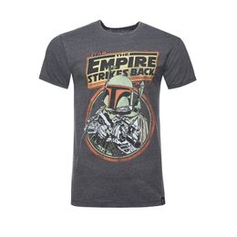 Recovered T-Shirt 'Star Wars The Empire Strikes Back Boba Fett' Herren Gr&ouml;&szlig;e M schwarz