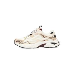 Posh By Poelman Sneaker 'Ginny' Damen Gr&ouml;&szlig;e 44 creme / braun / offwhite