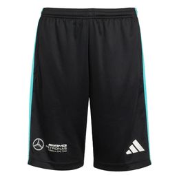 adidas Performance Sporthose 'Mercedes - AMG Petronas Formula One Team' Jungen Gr&ouml;&szlig;e 140 aqua / schwarz / wei&szlig;