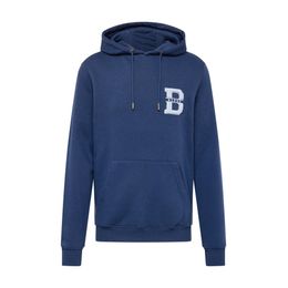 Blend Sweatshirt Herren Gr&ouml;&szlig;e M azur / dunkelblau / wei&szlig;