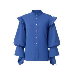 Touche Prive Bluse Damen Gr&ouml;&szlig;e L blau