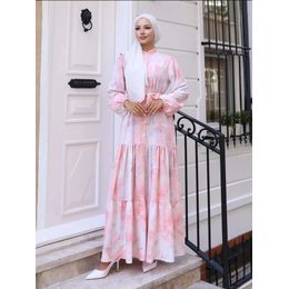 Bigdart Kleid Damen Gr&ouml;&szlig;e 36/40 helllila / rosa / pastellpink / offwhite Winterkleid