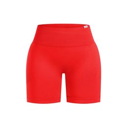 Smilodox Shorts ' Scrunch Edina ' Damen Gr&ouml;&szlig;e L rot