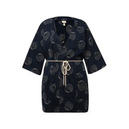 Ulla Popken Kimono Damen Gr&ouml;&szlig;e L/XL marine / wei&szlig;