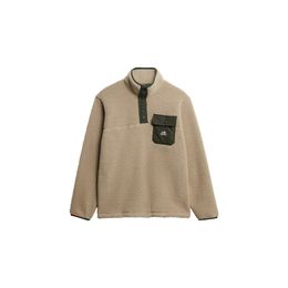 Superdry & Co Pullover Herren Gr&ouml;&szlig;e S beige / dunkelgr&uuml;n