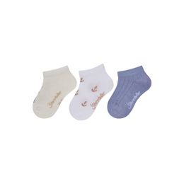 Sterntaler Socken Jungen Gr&ouml;&szlig;e 22 beige / lavendel / wei&szlig;