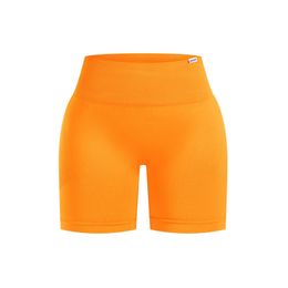 Smilodox Shorts ' Scrunch Edina ' Damen Gr&ouml;&szlig;e S orange