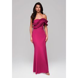Ombre Abendkleid 'Felisia' Damen Gr&ouml;&szlig;e 40 dunkelpink Winterkleid