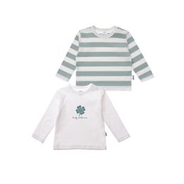 Liliput Langarmshirt 'Klee' Jungen Gr&ouml;&szlig;e 98/104 gr&uuml;n / wei&szlig;