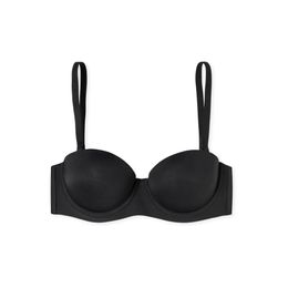 Schiesser B&uuml;gel-BH ' Bandeau mit Schale - Unique Micro ' Damen Gr&ouml;&szlig;e 85 schwarz