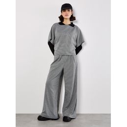 Apricot Wide Leg Dogtooth Trousers ' ' Damen Gr&ouml;&szlig;e 42 schwarz