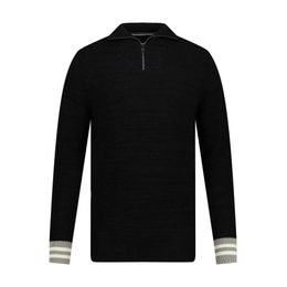 Jay-pi Pullover Herren Gr&ouml;&szlig;e L hellgrau / schwarz / wei&szlig;