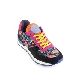 Inkkas Sneaker low 'Inkkas Zocalo Sneaker &ndash; Handgefertigter Damen-Sneaker inspiriert von mexikanischer Volkskunst' Damen Gr&ouml;&szlig;e 38 bunt