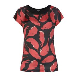 Bruno Banani Bruno Banani Druckbluse Damen Gr&ouml;&szlig;e M rot / schwarz