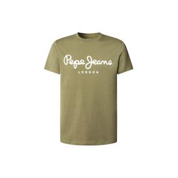 Pepe Jeans T-Shirt Herren Gr&ouml;&szlig;e M oliv / wei&szlig;