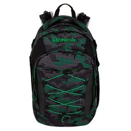 McNeill Rucksack 'LUCA ' Jungen Gr&ouml;&szlig;e One Size dunkelgr&uuml;n / schwarz / wei&szlig;