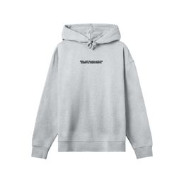 F4NT4STIC Sweatshirt 'Girls Just Wanna Have Funtal Human Rights' Damen Gr&ouml;&szlig;e M graumeliert / schwarz