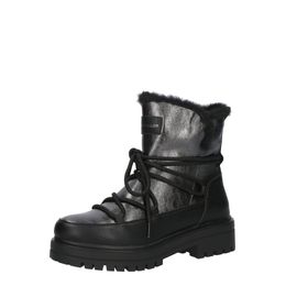 Tom Tailor Snowboots Damen Gr&ouml;&szlig;e 42 schwarz / silber Winterschuhe