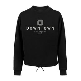 F4NT4STIC Sweatshirt 'Downtown LA' Damen Gr&ouml;&szlig;e XS schwarz / wei&szlig;