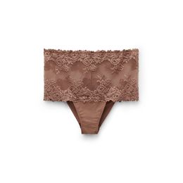 Intimissimi Slip 'Pretty Flowers' Damen Gr&ouml;&szlig;e XL braun