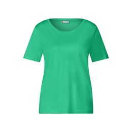 Street One Basic Rundhalsshirt Damen Gr&ouml;&szlig;e XXL grasgr&uuml;n