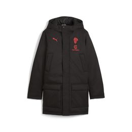 Puma Mantel 'AC Milan' Jungen Gr&ouml;&szlig;e 152 rot / schwarz