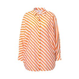 Studio Untold Bluse Damen Gr&ouml;&szlig;e M/L orange / wei&szlig;